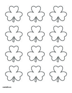 Free printable shamrock patterns - The Artisan Life
