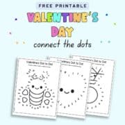 Valentine's Day Connect the Dots Free Printables - The Artisan Life