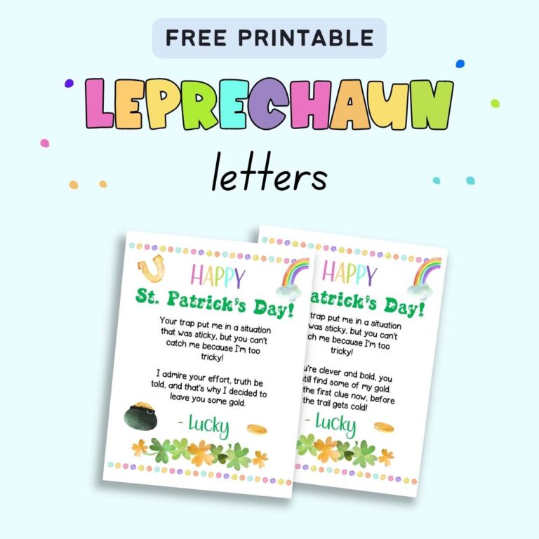 Free Printable Leprechaun Letter - The Artisan Life
