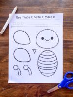 Free Printable Bee Craft - The Artisan Life