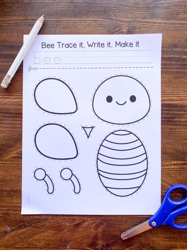 Free Printable Bee Craft - The Artisan Life