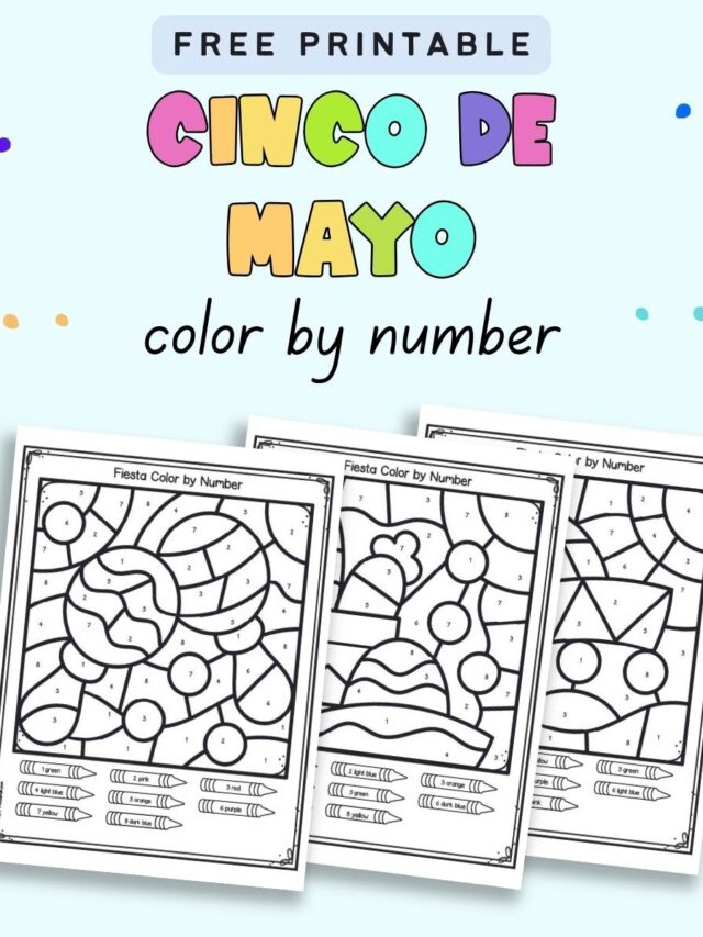 Free Printable Cinco de Mayo Activity Placemats - The Artisan Life