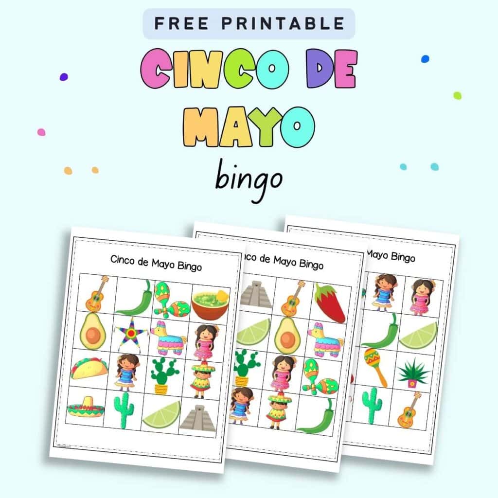 Free Printable Cinco de Mayo Bingo - The Artisan Life
