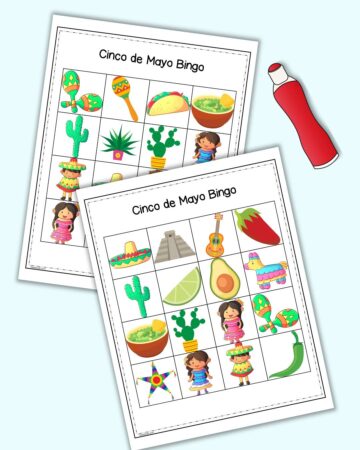 Free Printable Cinco de Mayo Bingo - The Artisan Life