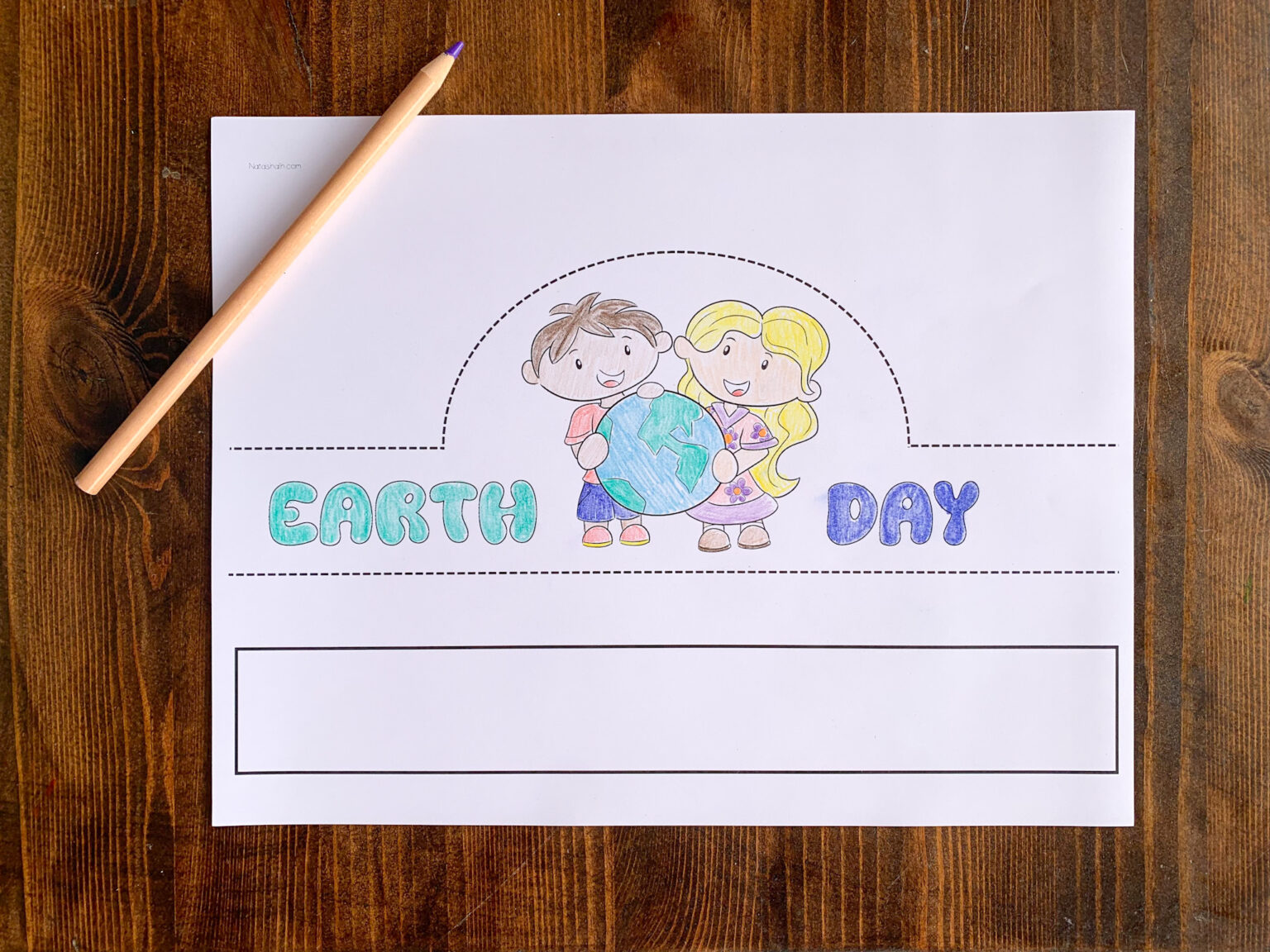 Free Earth Day Printable Hat - The Artisan Life