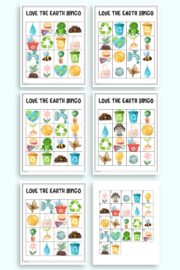 Free Printable Earth Day Bingo cards - The Artisan Life