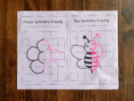 Free Printable Spring Symmetry Drawing Worksheets - The Artisan Life
