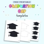 Free Printable Graduation Cap Templates - The Artisan Life