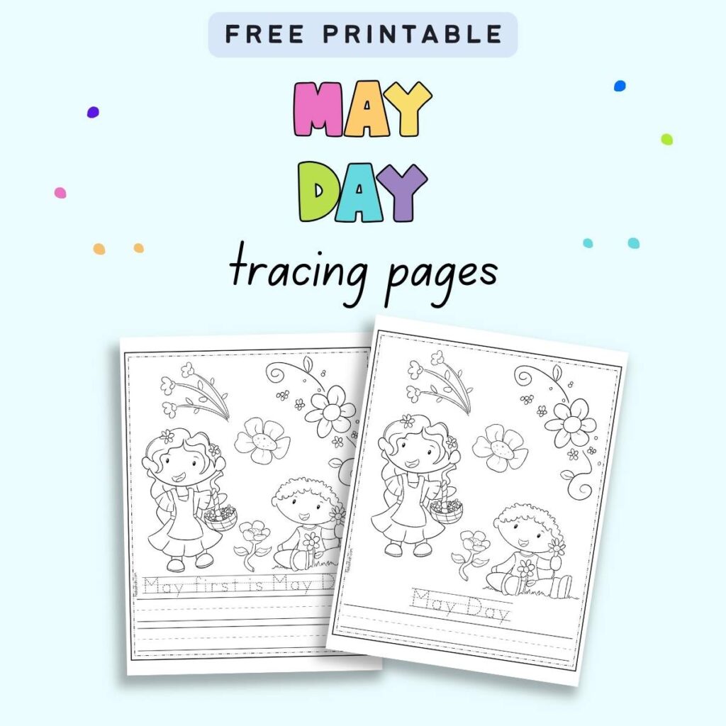 Free Printable May Day Worksheet - The Artisan Life