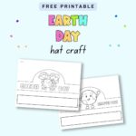 Free Earth Day Printable Hat - The Artisan Life