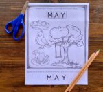 Free Printable May Cut and Paste Worksheet - The Artisan Life
