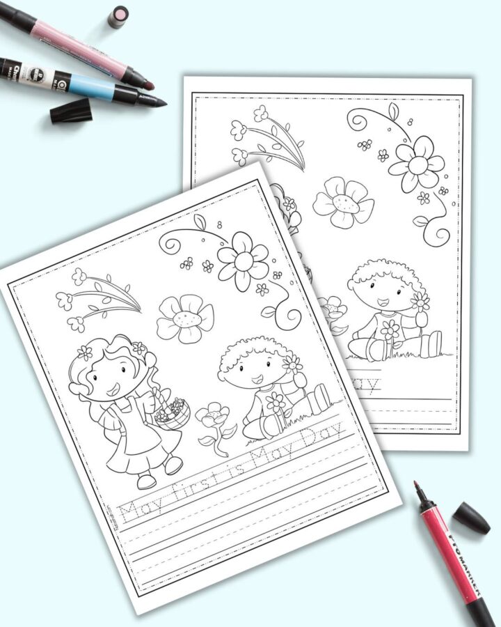Free Printable May Day Worksheet - The Artisan Life