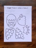 Free Printable Bald Eagle Craft - The Artisan Life