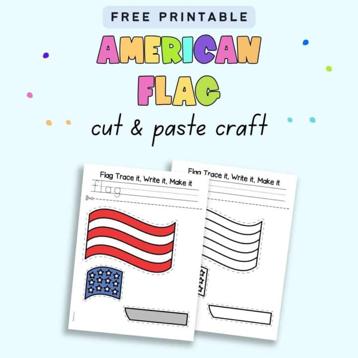 Free Printable American Flag Craft - The Artisan Life