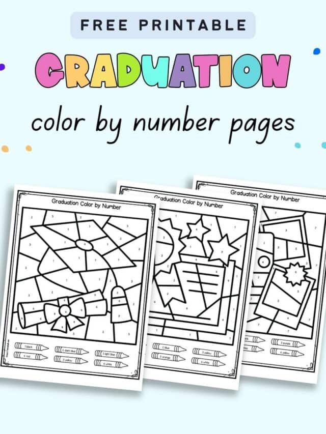 Color by Code Free Printables Archives - The Artisan Life