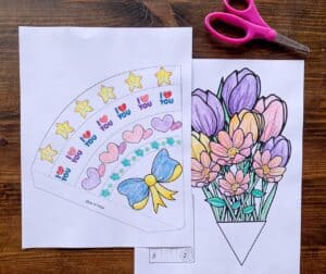Free Printable Flower Bouquet Card - The Artisan Life