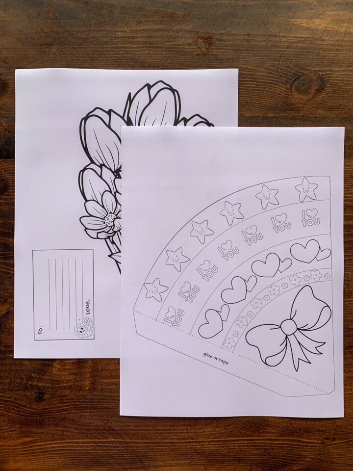 Free Printable Flower Bouquet Card - The Artisan Life