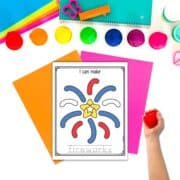 Free Printable Fourth of July Play Dough Mats - The Artisan Life