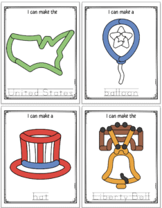 Free Printable Fourth of July Play Dough Mats - The Artisan Life