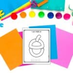 Free Printable Letter A Play Dough Mats - The Artisan Life