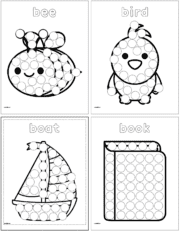 Free Printable Letter B Alphabet Dot Marker Pages - The Artisan Life