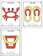 Free Printable Summer Play Dough Mats - The Artisan Life