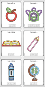 Free Printable Back to School Play Dough Mats - The Artisan Life