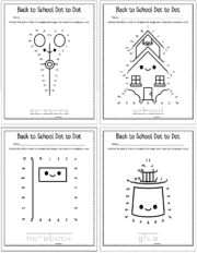 Free Printable Back to School Connect the Dots Worksheets - The Artisan ...