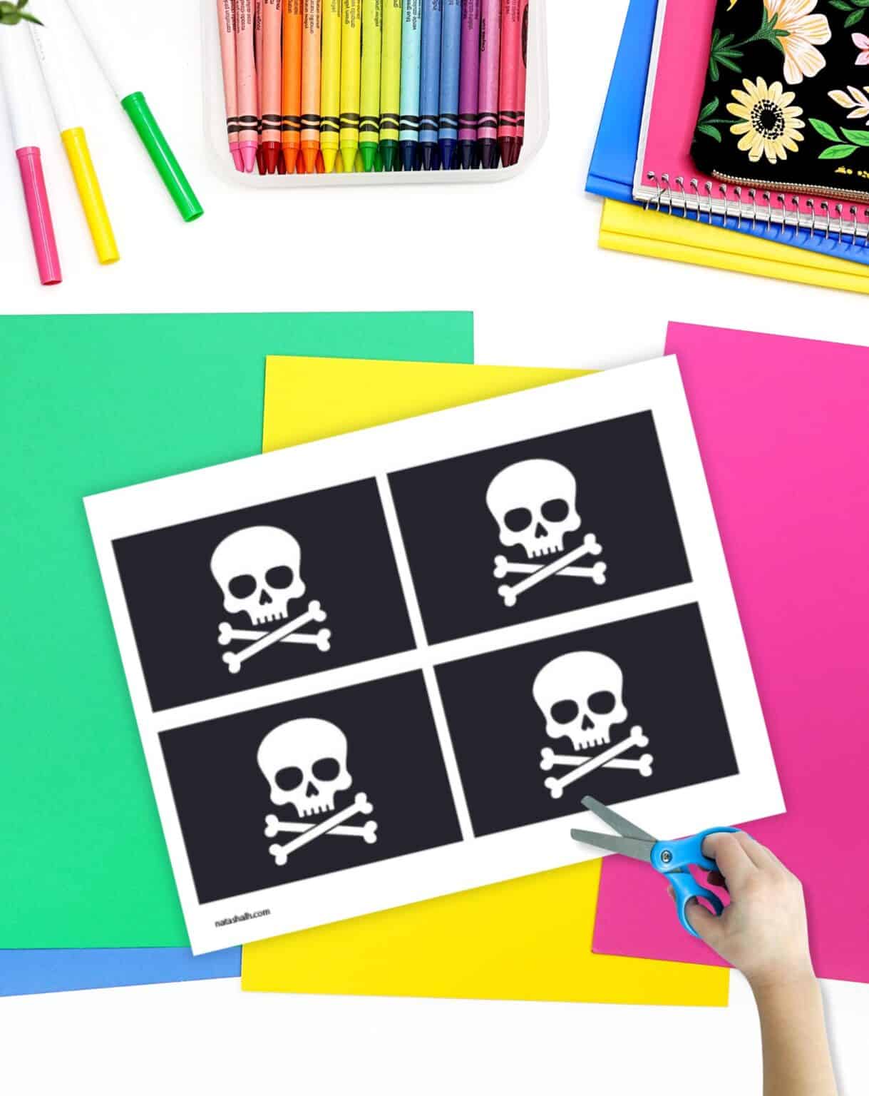 Free Printable Pirate Flags - The Artisan Life