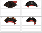 Free Pirate Hat Printable Headband Craft - The Artisan Life
