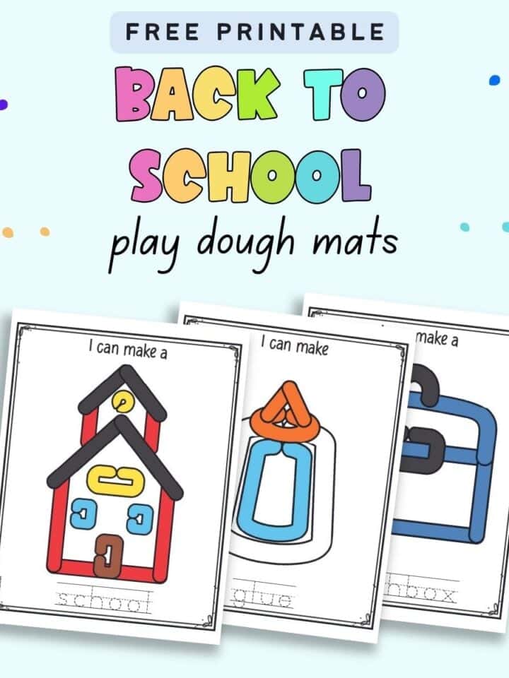 Play Dough Mats & Activity Sheets Archives - The Artisan Life