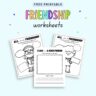Free Printable Friendship Worksheets for Kids - The Artisan Life