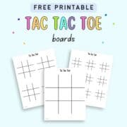 Free Printable Tic Tac Toe Board - The Artisan Life