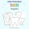 Free Printable Tooth Templates (+ writing paper!) - The Artisan Life