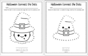 Free Printable Halloween Dot to Dot - The Artisan Life
