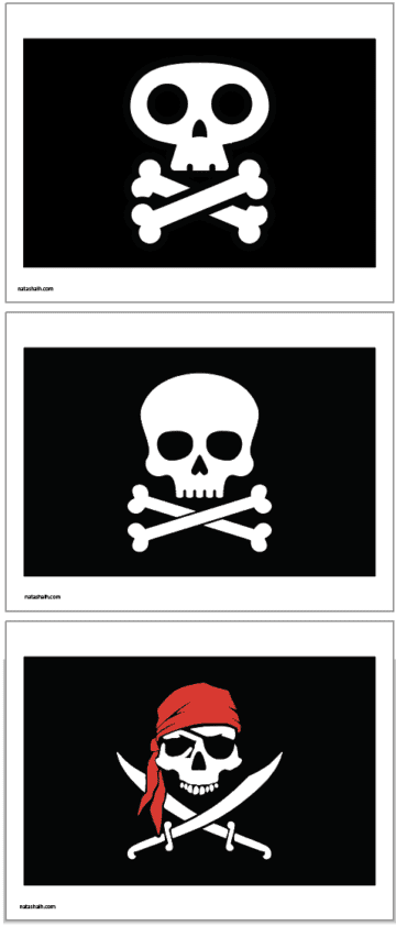 Free Printable Pirate Flags - The Artisan Life