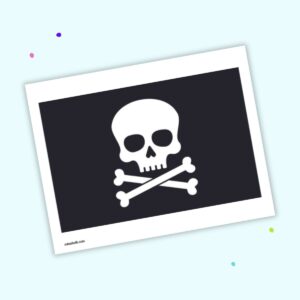 Free Printable Pirate Flags - The Artisan Life