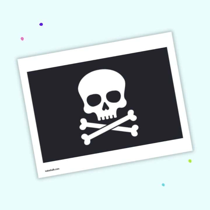 Free Printable Pirate Flags - The Artisan Life