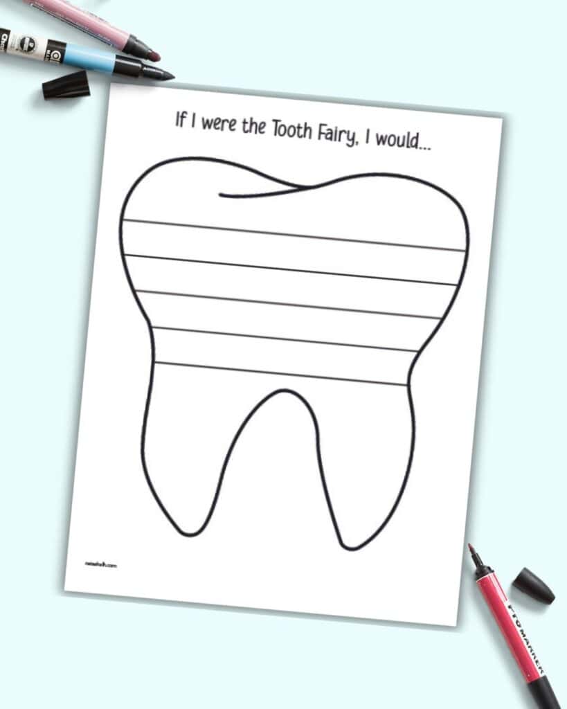 Free Printable Tooth Templates (+ writing paper!) - The Artisan Life