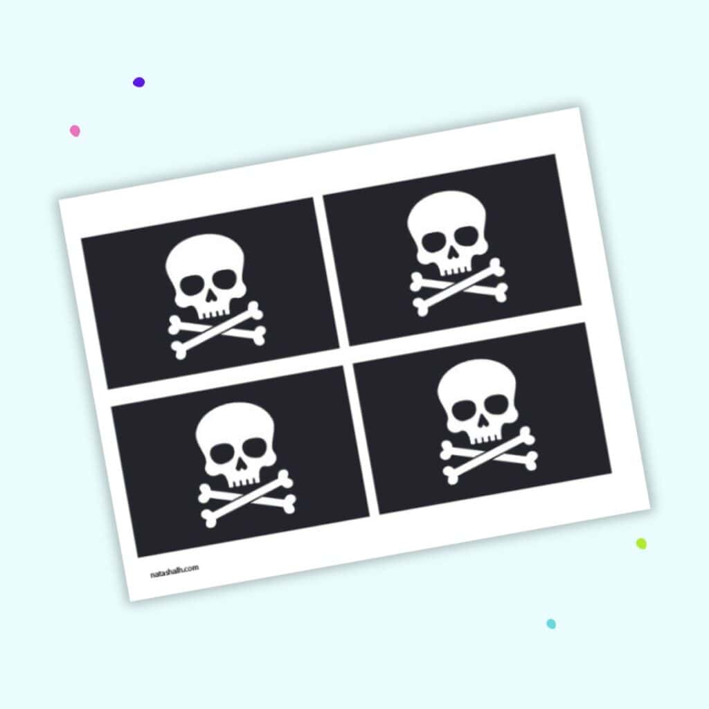 Free Printable Pirate Flags - The Artisan Life