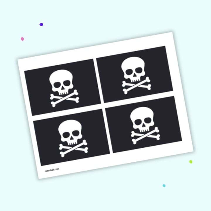 Free Printable Pirate Flags - The Artisan Life