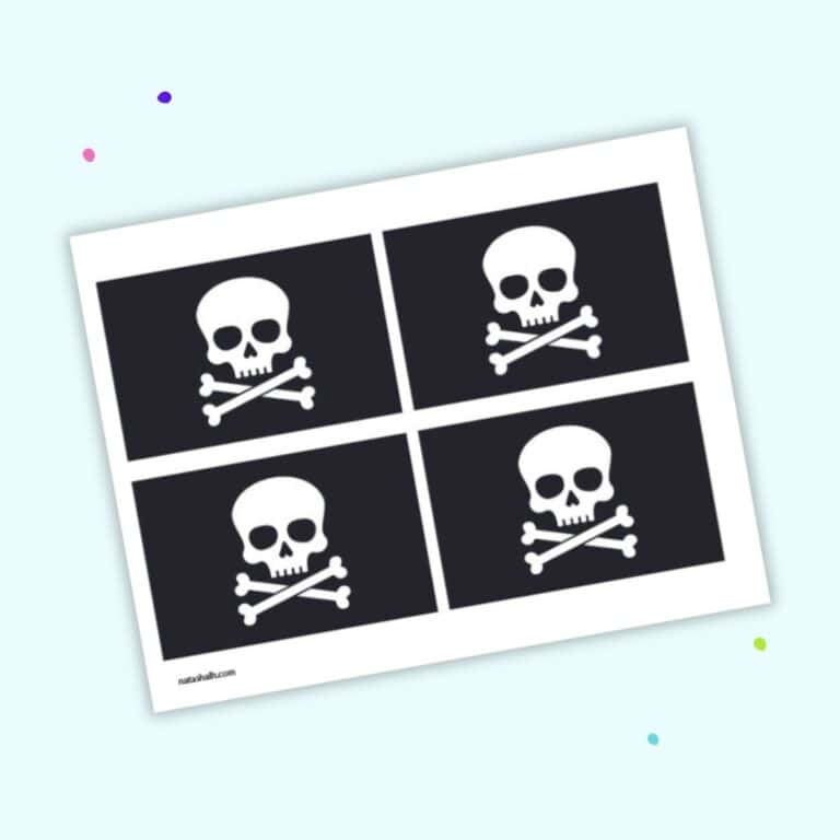 Free Printable Pirate Flags - The Artisan Life