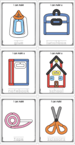 Free Printable Back to School Play Dough Mats - The Artisan Life