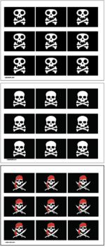 Free Printable Pirate Flags - The Artisan Life