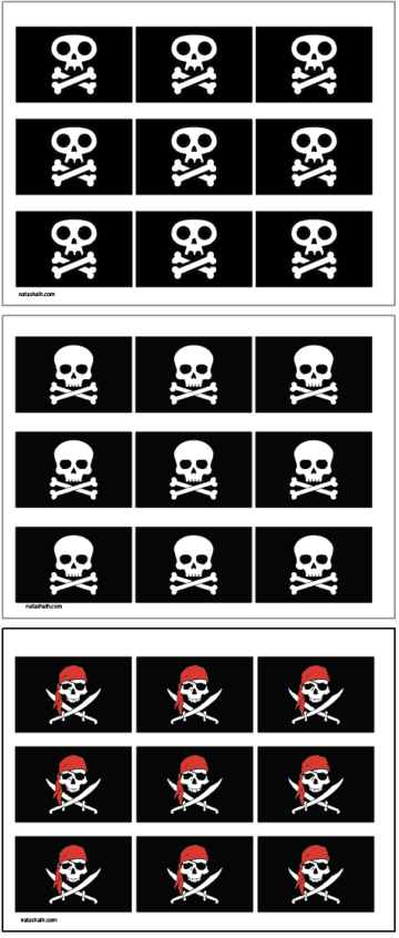 Free Printable Pirate Flags - The Artisan Life