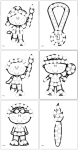 Free Printable Summer Games Dot Marker Coloring Pages - The Artisan Life