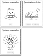 Free Thanksgiving Connect the Dots Printables - The Artisan Life