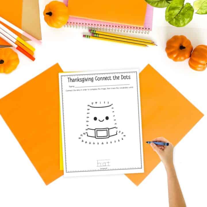 Free Thanksgiving Connect the Dots Printables - The Artisan Life