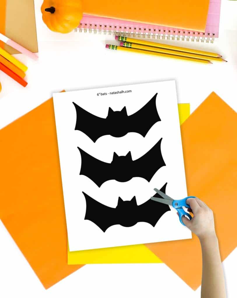 10+ Free Printable Bat Outline Templates - The Artisan Life