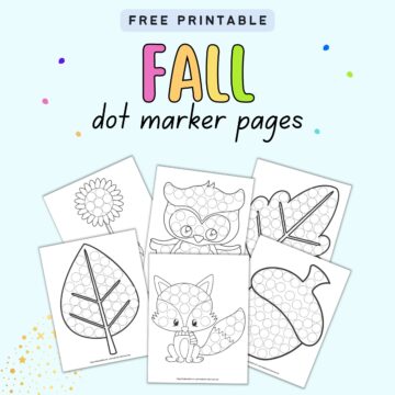 11+ Free Fall Dot Marker Printables (no-prep fun for toddlers ...